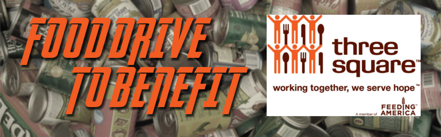 Cosmic Comics! and Three Square Food Bank Team-Up!